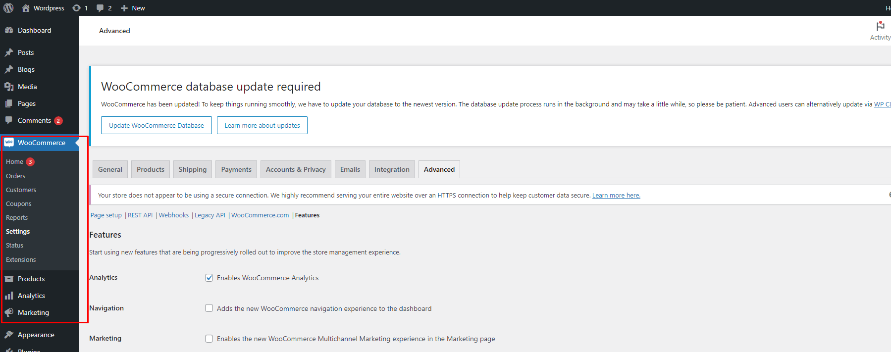 How to Disable Distraction free mode Woocommerce - HR Tech Pro